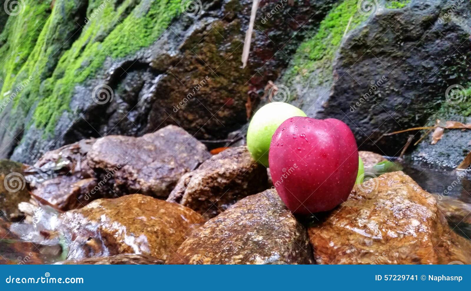 Red Apple and Stones Texture Background Stock Image - Image of stones ...