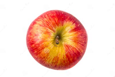 Red Apple top view stock image. Image of apple, food - 10193829