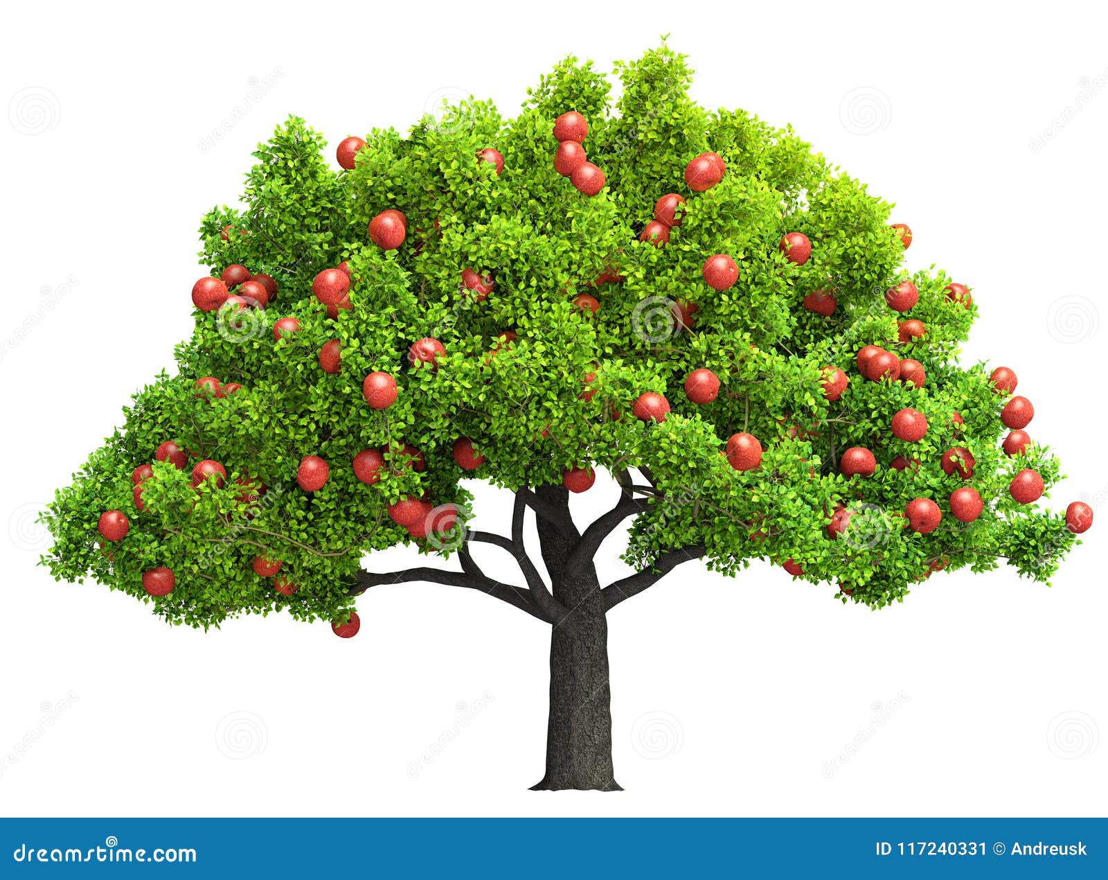 Red Apple Tree Isolated 3D Illustration Stock Image - Illustration of ... Red Apple Tree Isolated 3D Illustration Stock Image - Illustration of ...