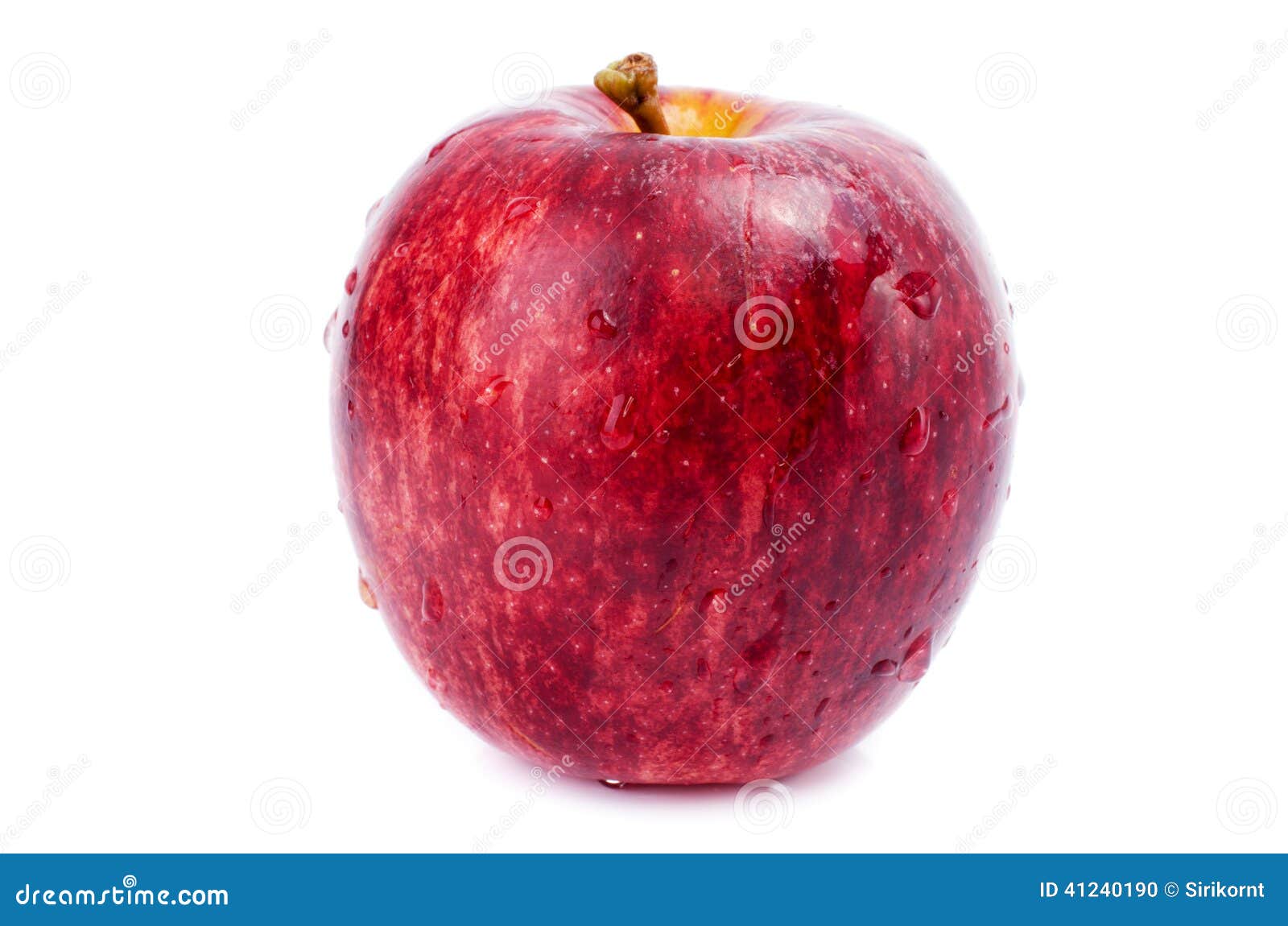 Red apple stock photo. Image of green, healthy, fruit - 41240190