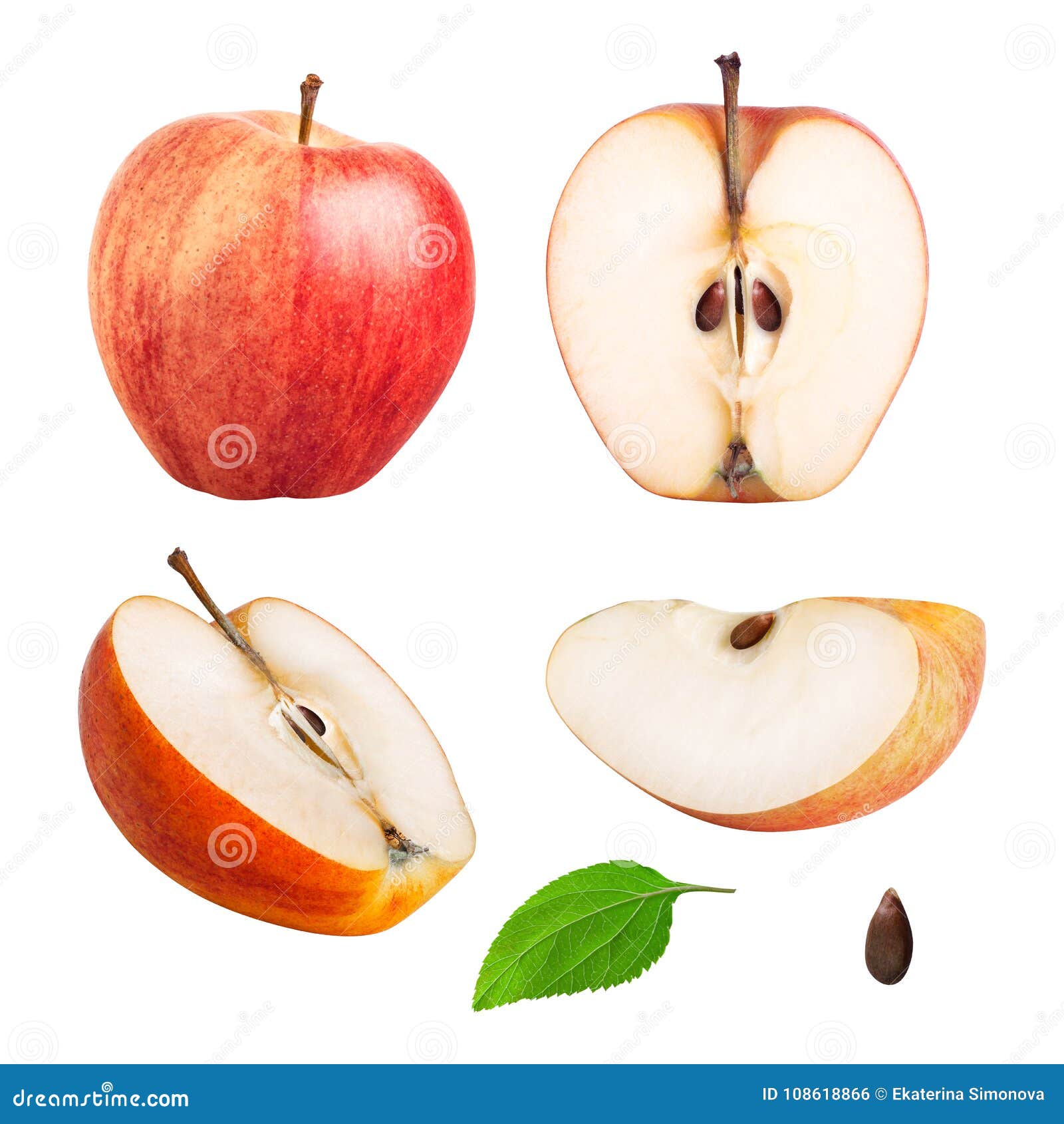 Red Apple Whole and Pieces Set Stock Photo - Image of natural, package ... Red Apple Whole and Pieces Set Stock Photo - Image of natural, package ...
