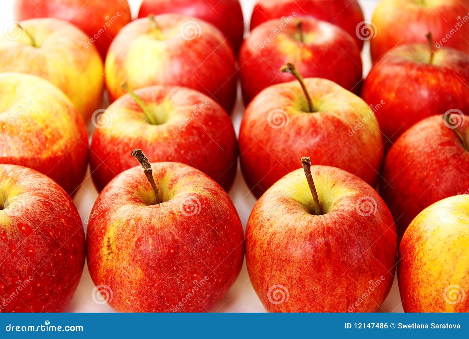 Red apples 1 stock photo. Image of fruit, choosing, crowd - 12147486