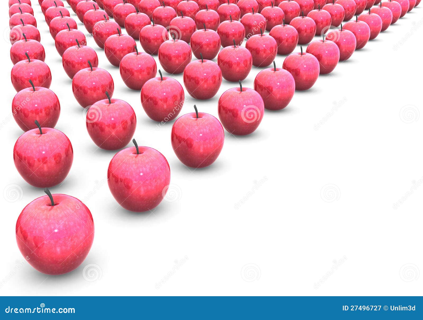 Red Apples Arrayed in a Rows Stock Image - Image of health, juicy: 27496727