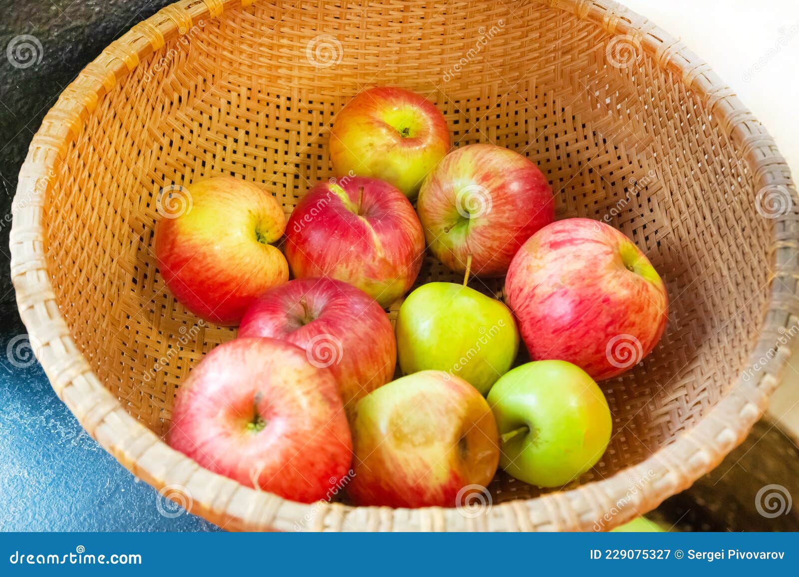 Red Apples in a Deep Plate Fresh Autumn Harvest Stock Image - Image of ...