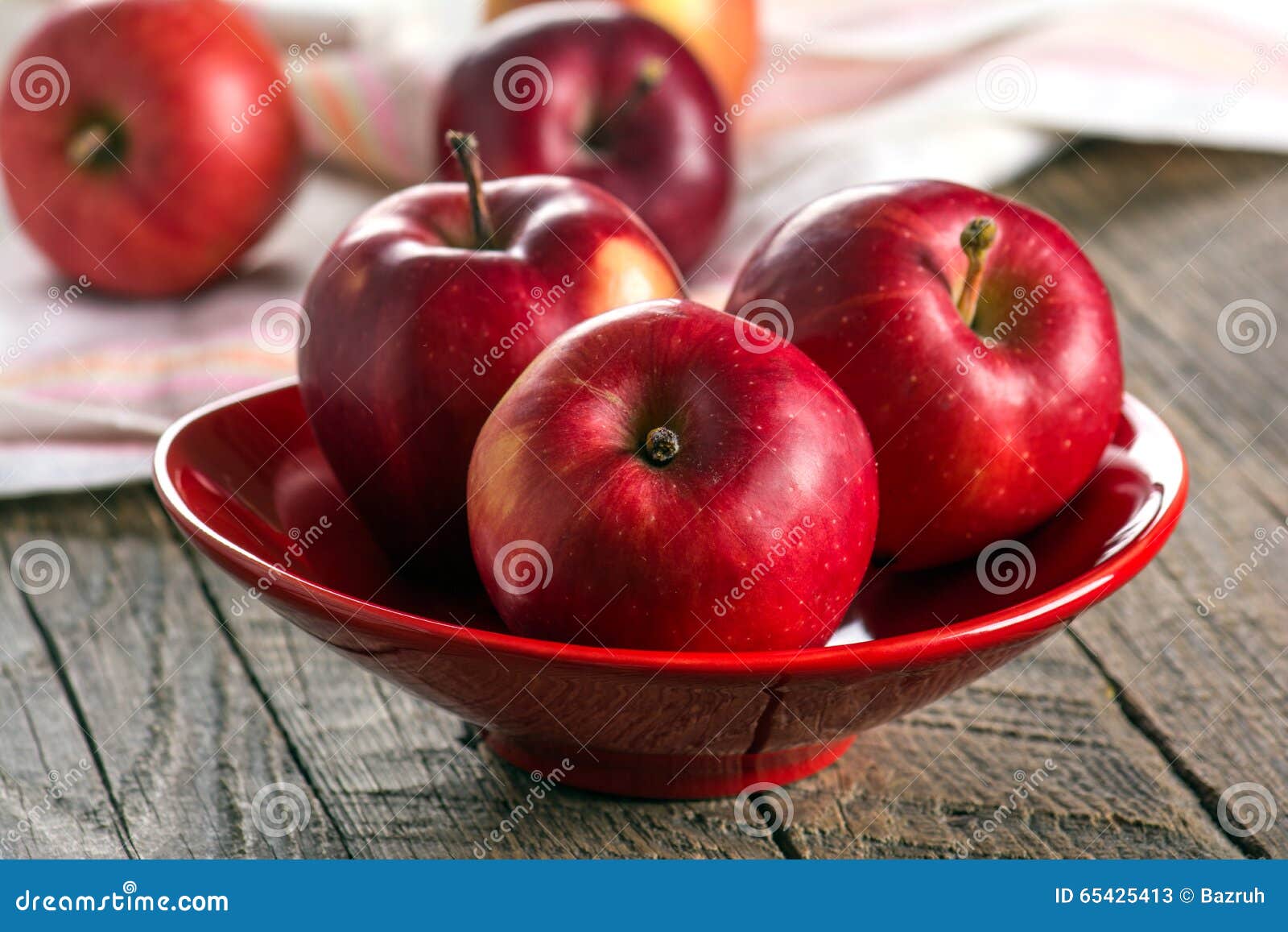 Red apples stock image. Image of life, diet, appetising - 65425413