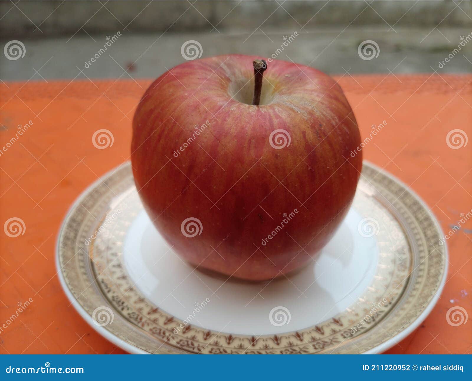 Red Apples are Rich in Calcium Minerals and Vitamins. Stock Photo ...