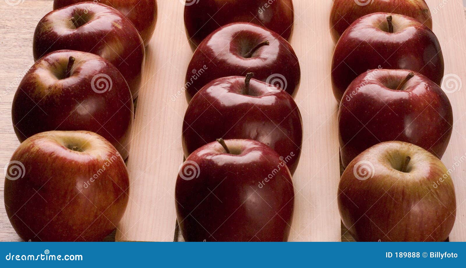 Red apples in rows stock photo. Image of apple, tasty, display - 189888