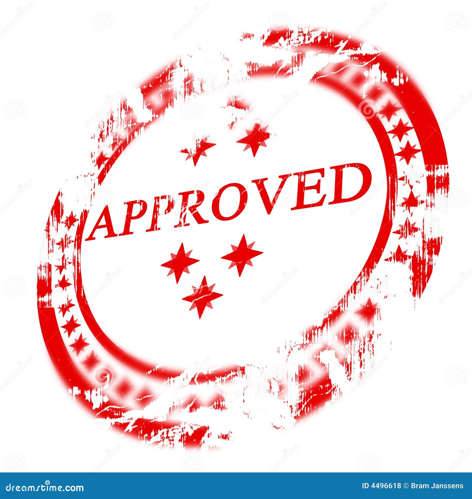 Approved Stamp Vector Illustration | CartoonDealer.com #9012506