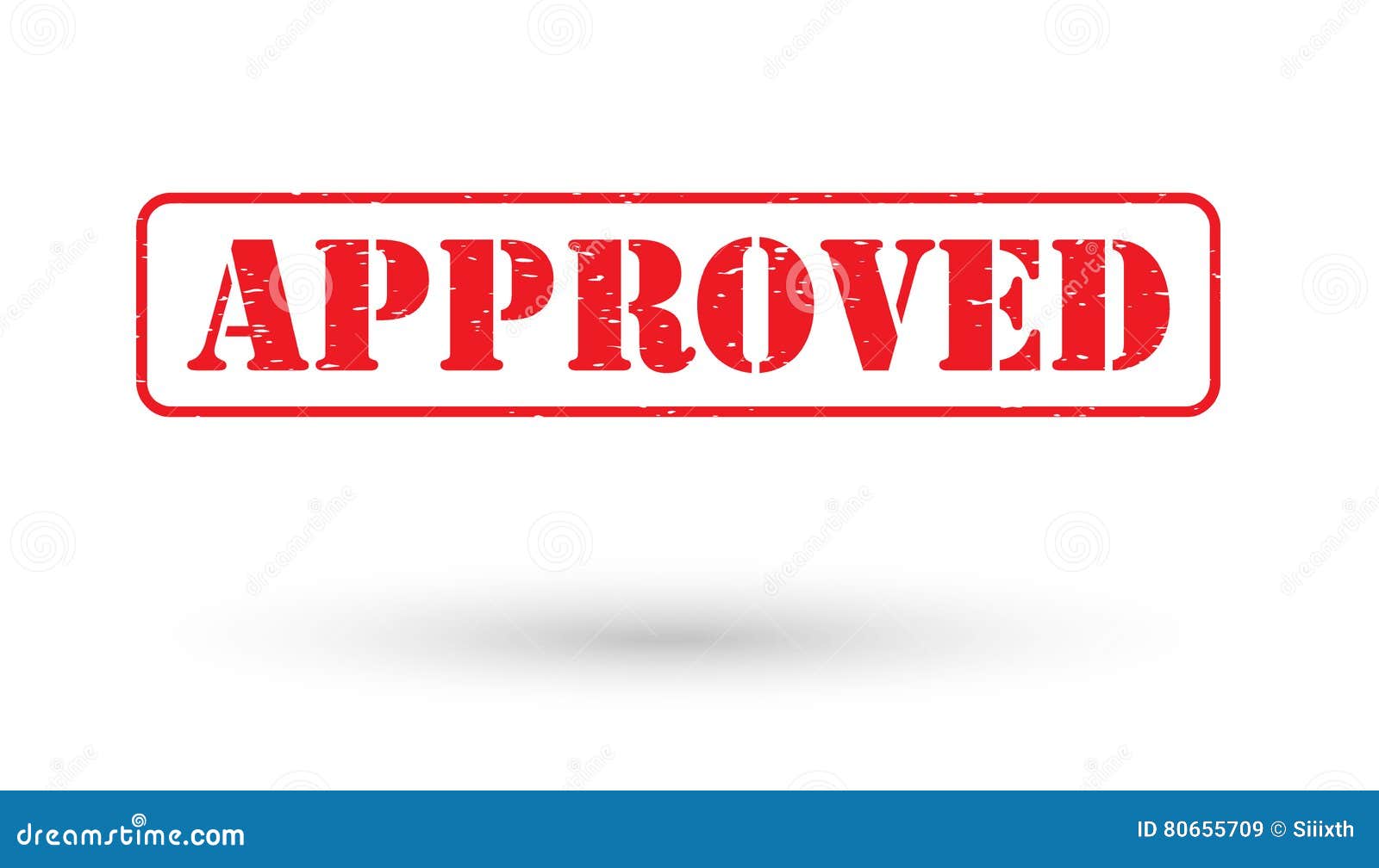 Red approved stamp logo stock vector. Illustration of logo - 80655709