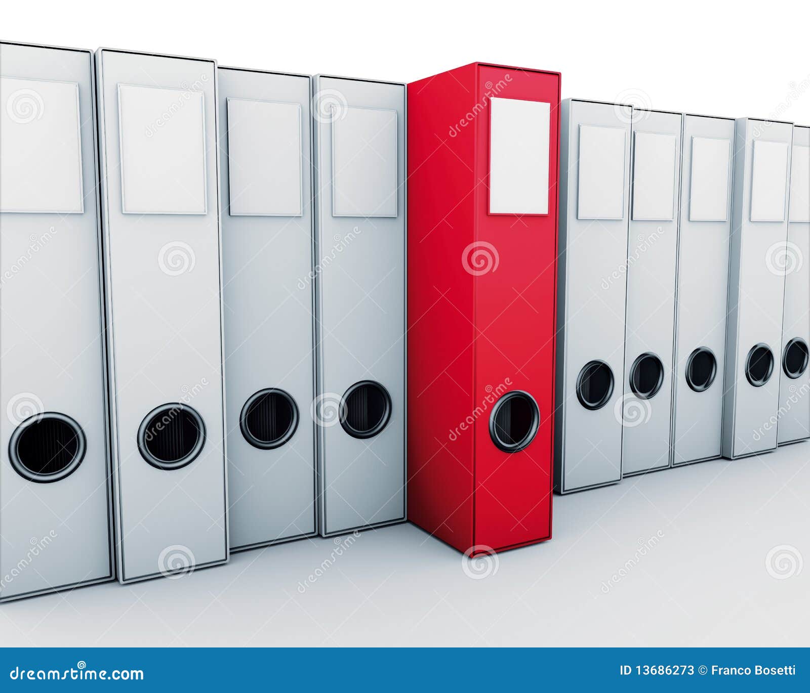 Red archive stock illustration. Illustration of records - 13686273