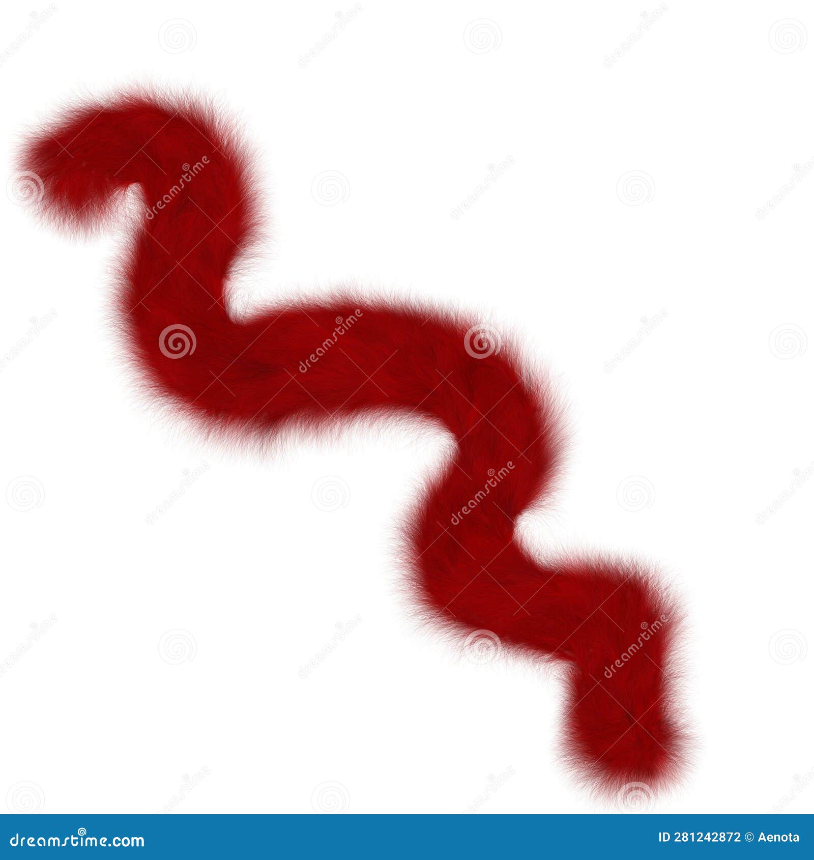 Red arctic fox boa stock illustration. Illustration of nifty - 281242872