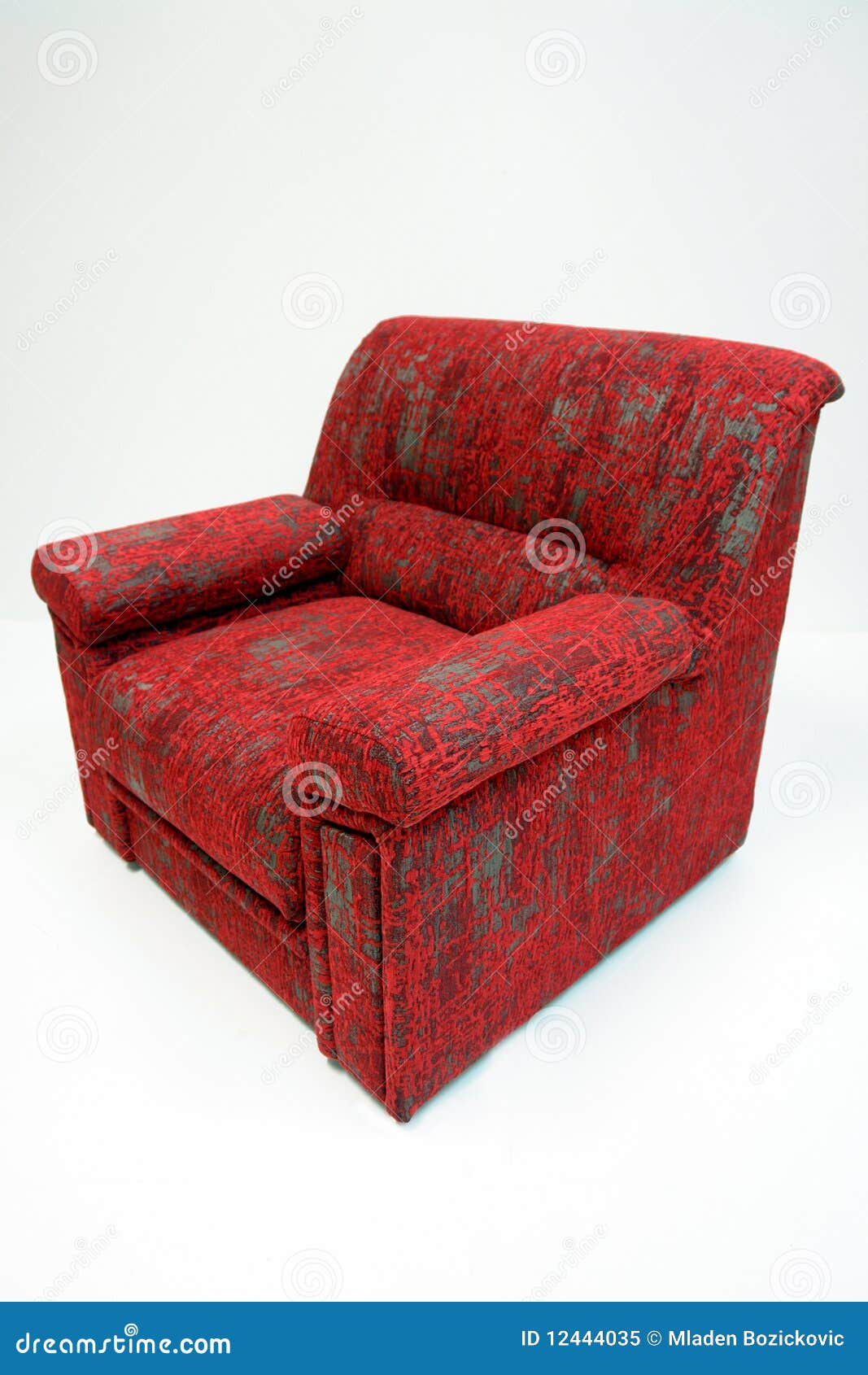 Red armchair stock image. Image of armchair, sitting - 12444035