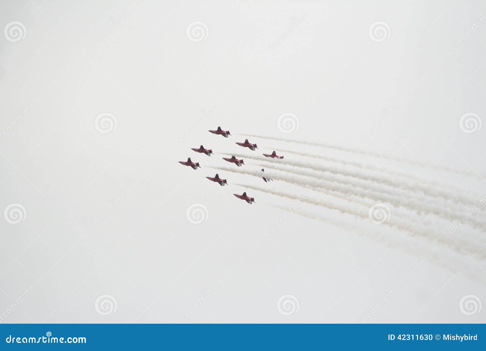 The Red Arows stock photo. Image of accuracy, tense, british - 42311630