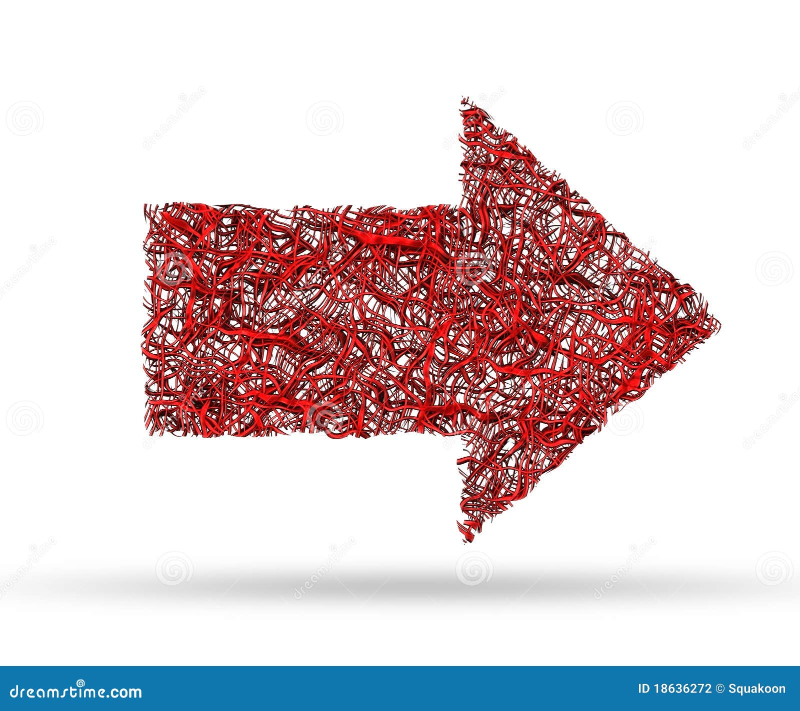 Red arrow stock illustration. Illustration of motion - 18636272