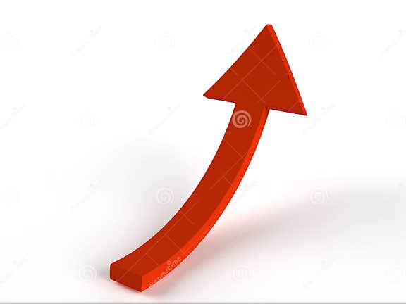 Red arrow stock illustration. Illustration of orient, rendering - 2290522