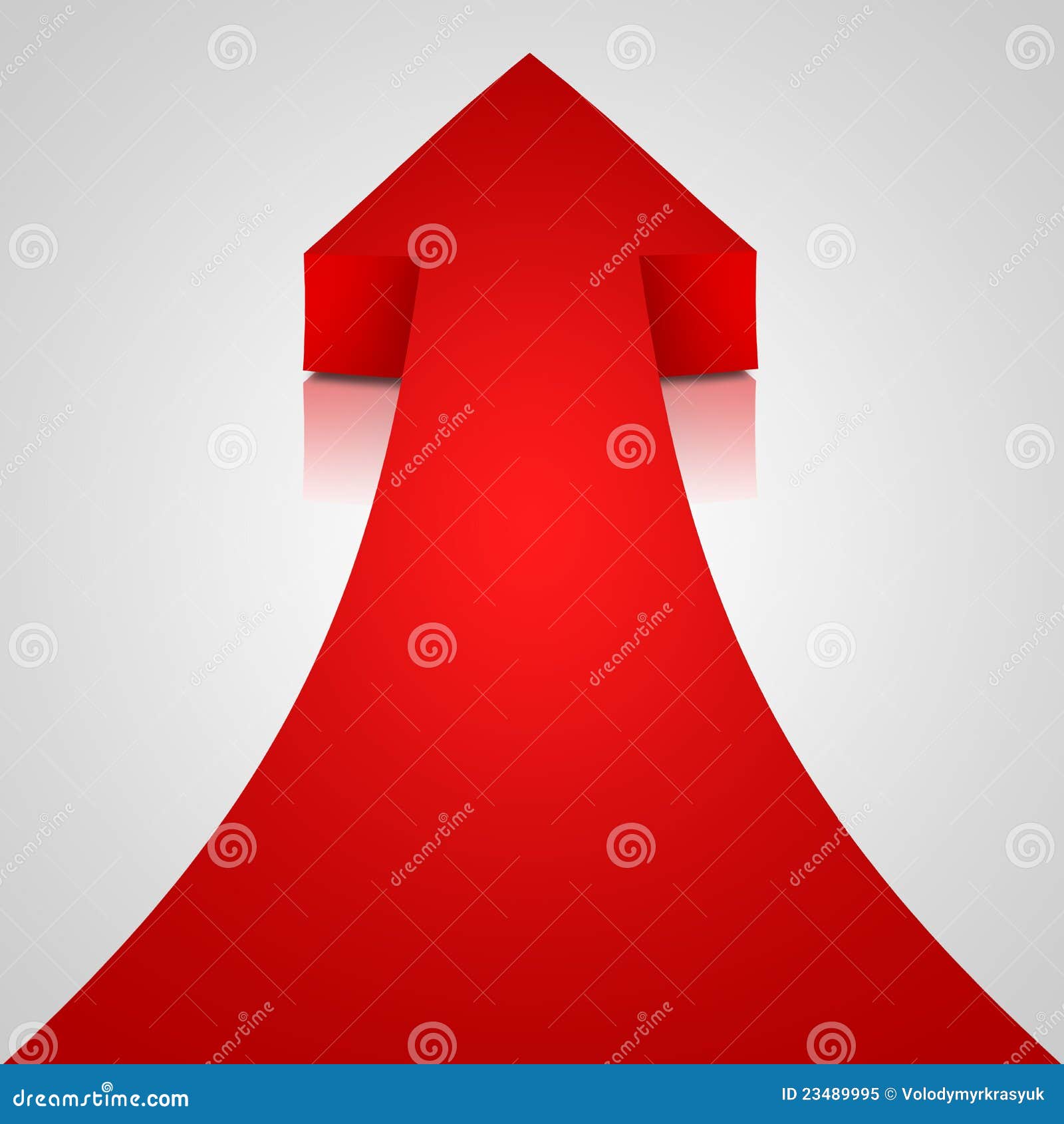 Red arrow stock illustration. Illustration of forward - 23489995