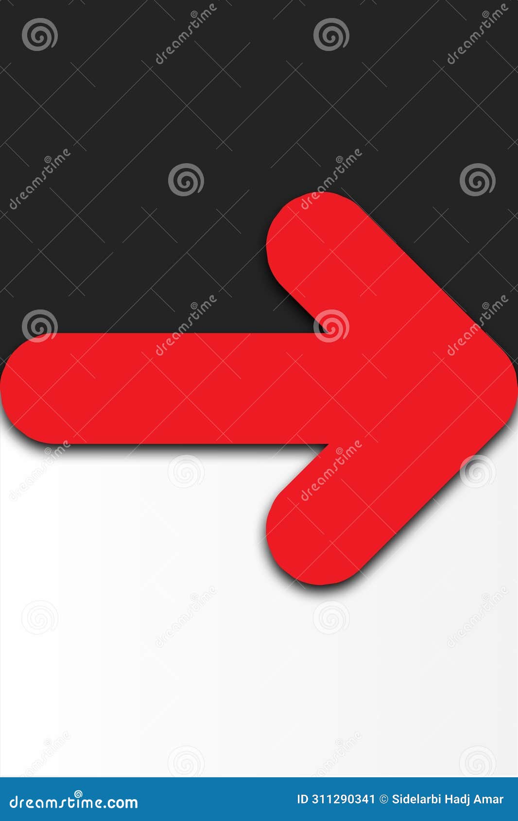 Red Arrow Abstract Cover Template Bundle Set with Black and White ...