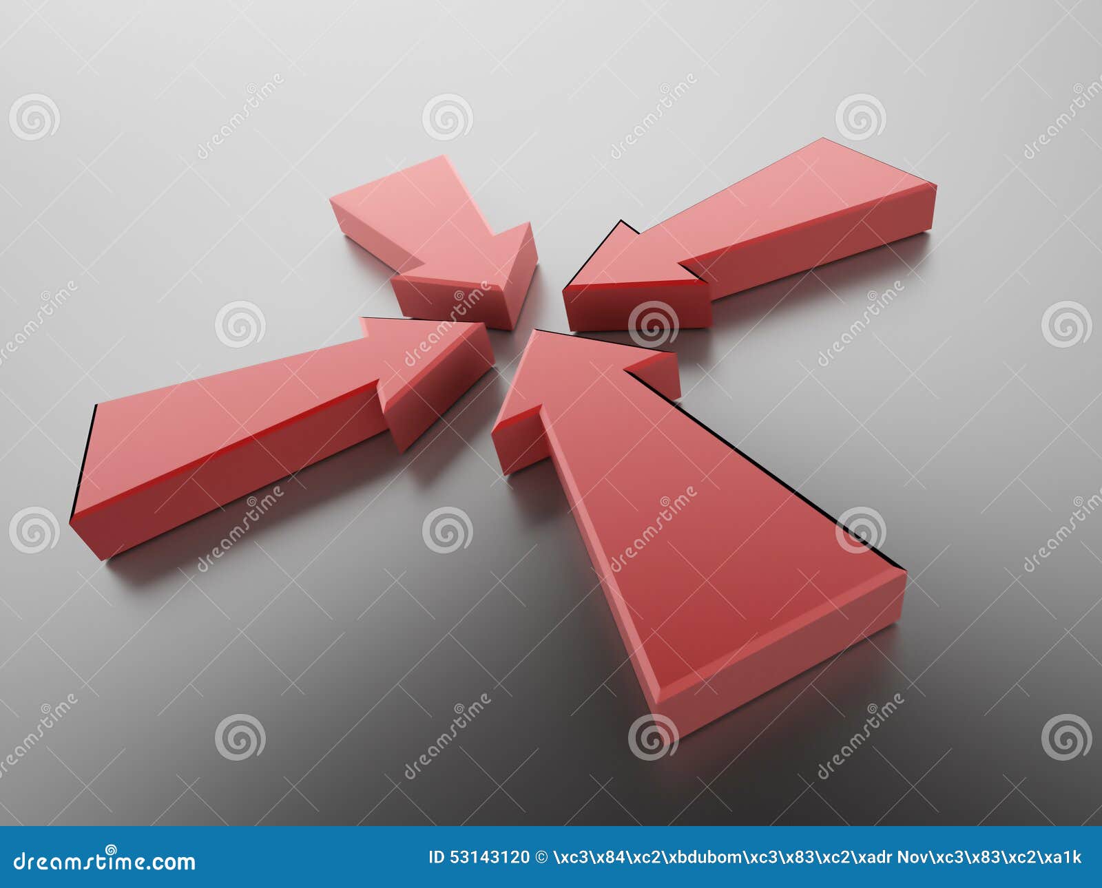 Red arrow stock illustration. Illustration of bright - 53143120