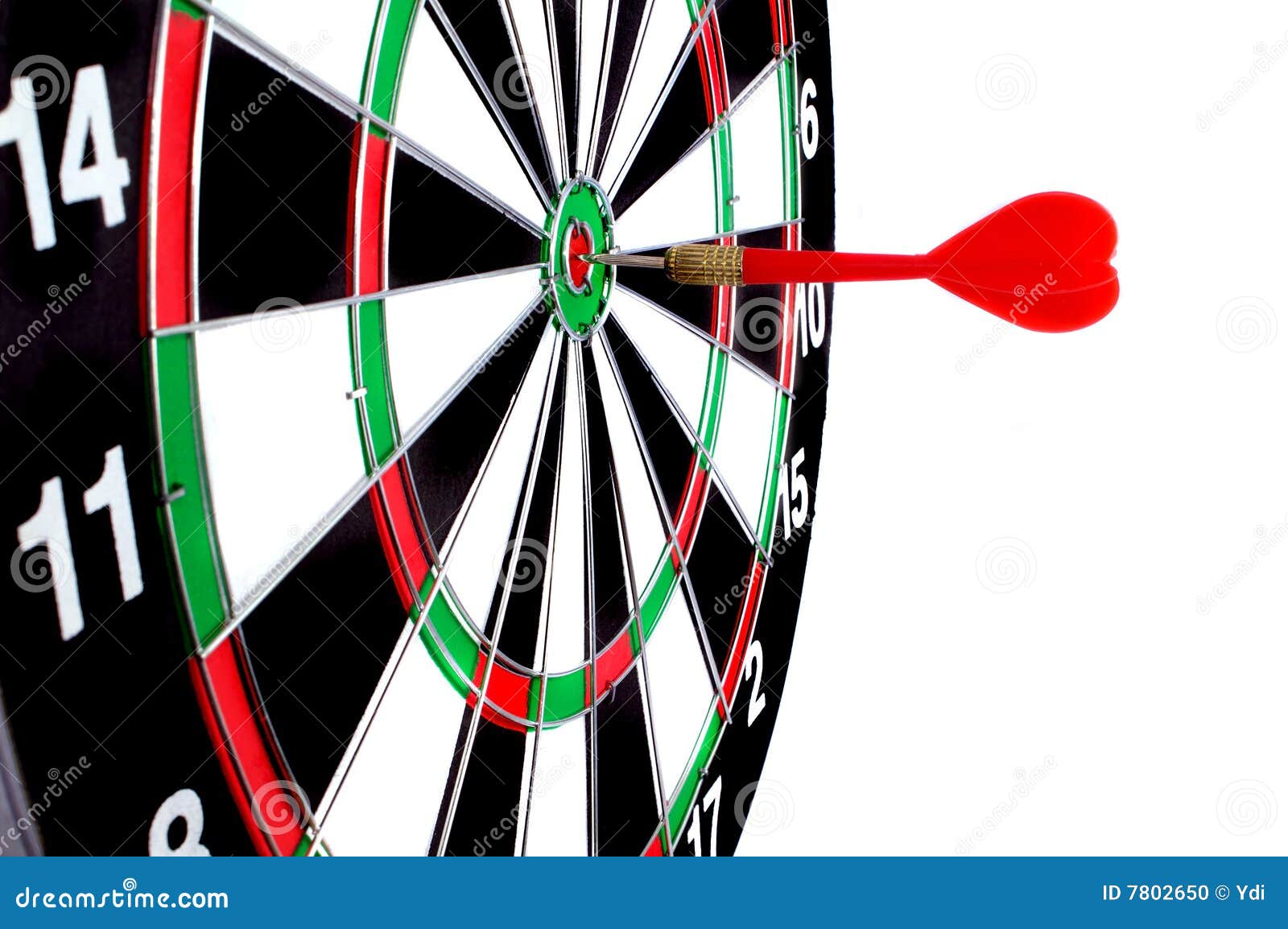 Red Arrow Hit in the Center of Target-2 Stock Photo - Image of shot ...