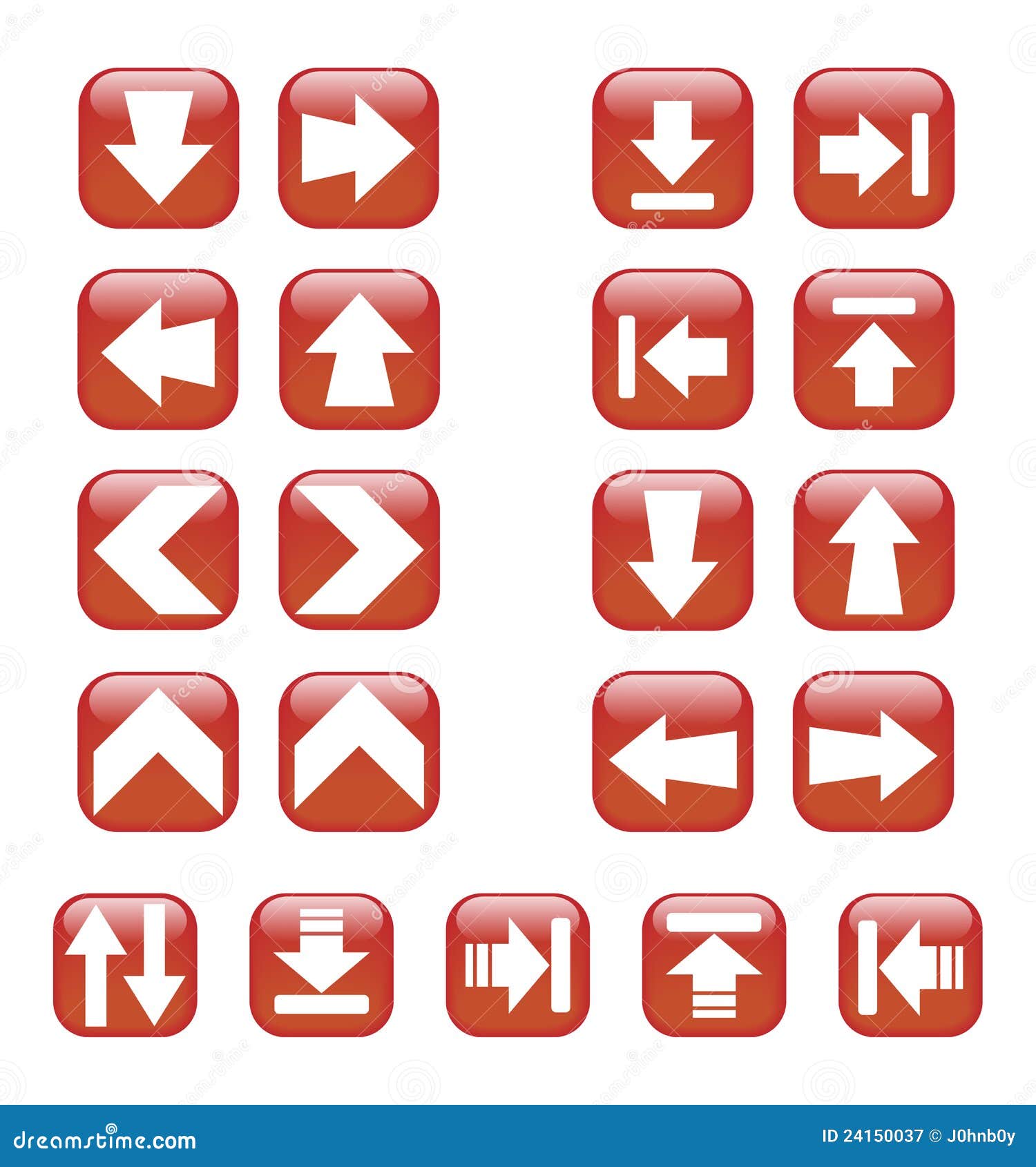 Red Arrow icons stock vector. Illustration of banner - 24150037