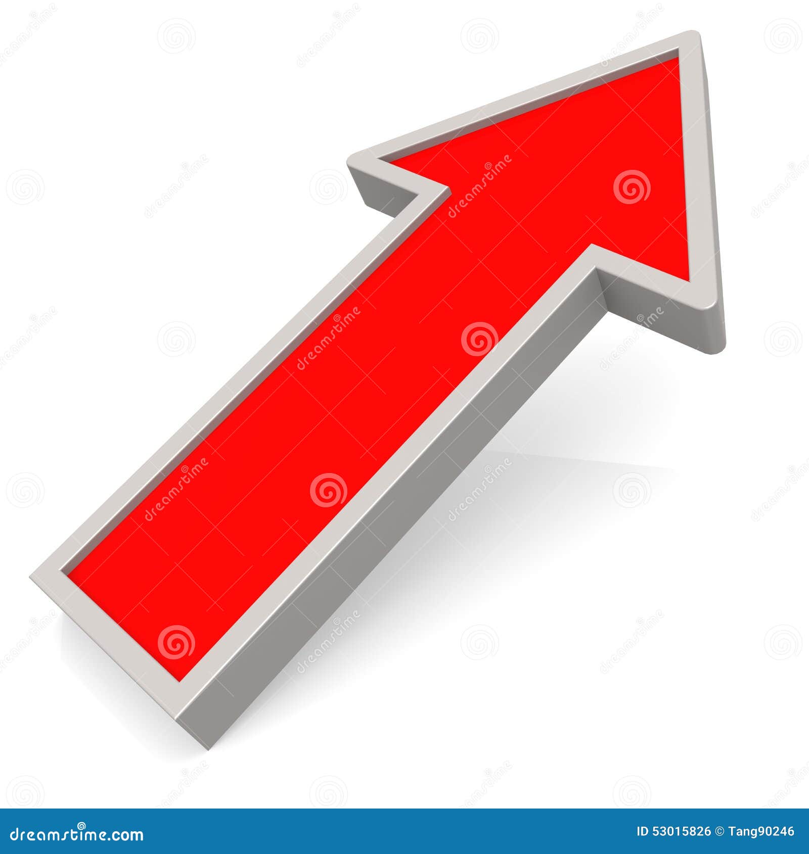 Red arrow stock illustration. Illustration of banner - 53015826