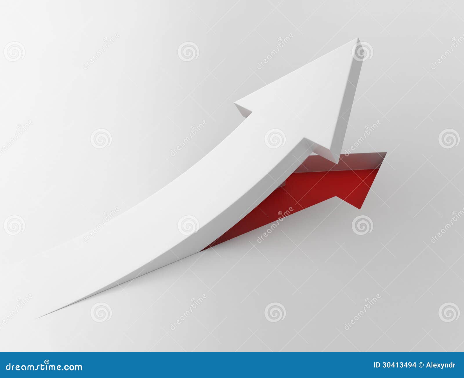 Red arrow stock illustration. Illustration of shape, green - 30413494