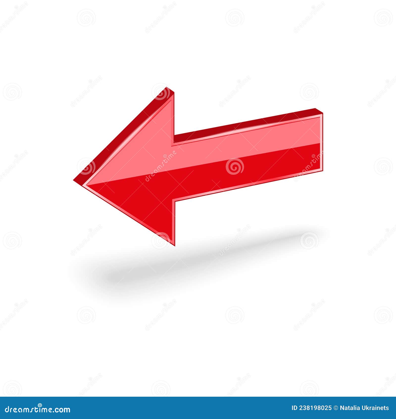Red arrow stock vector. Illustration of next, background - 238198025