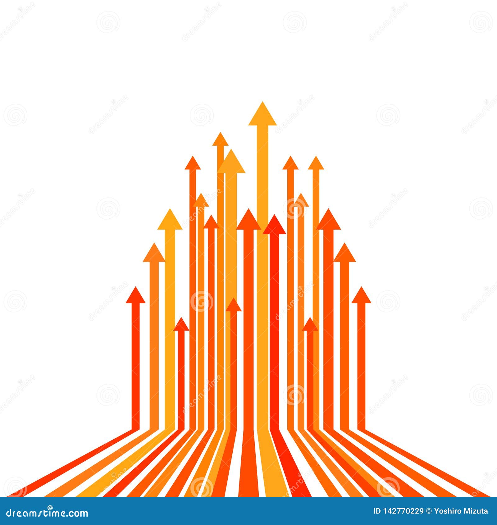 Red Arrow Line Upper Vector Abstract Background Stock Vector ...