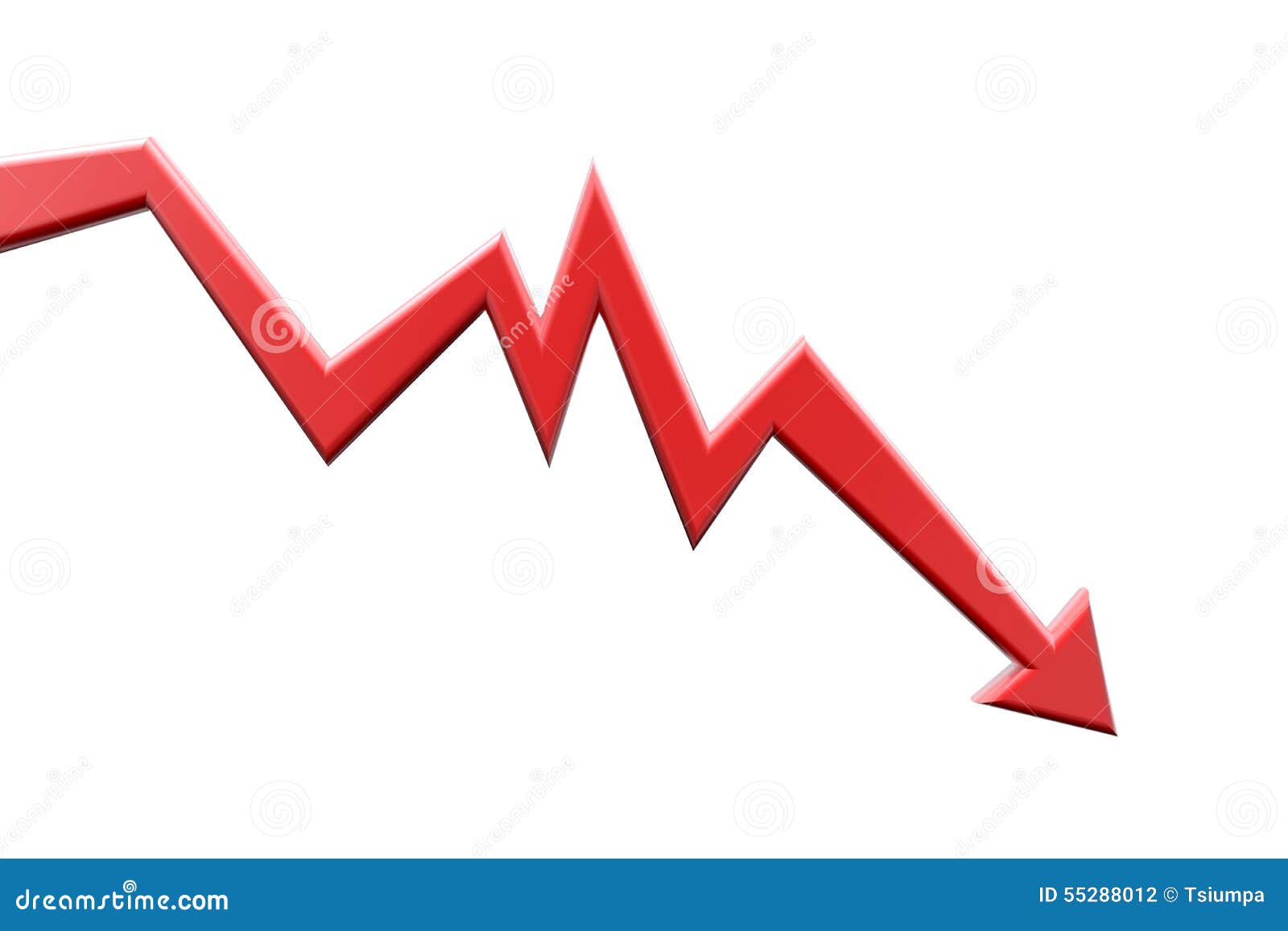 Red arrow stock illustration. Illustration of failure - 55288012