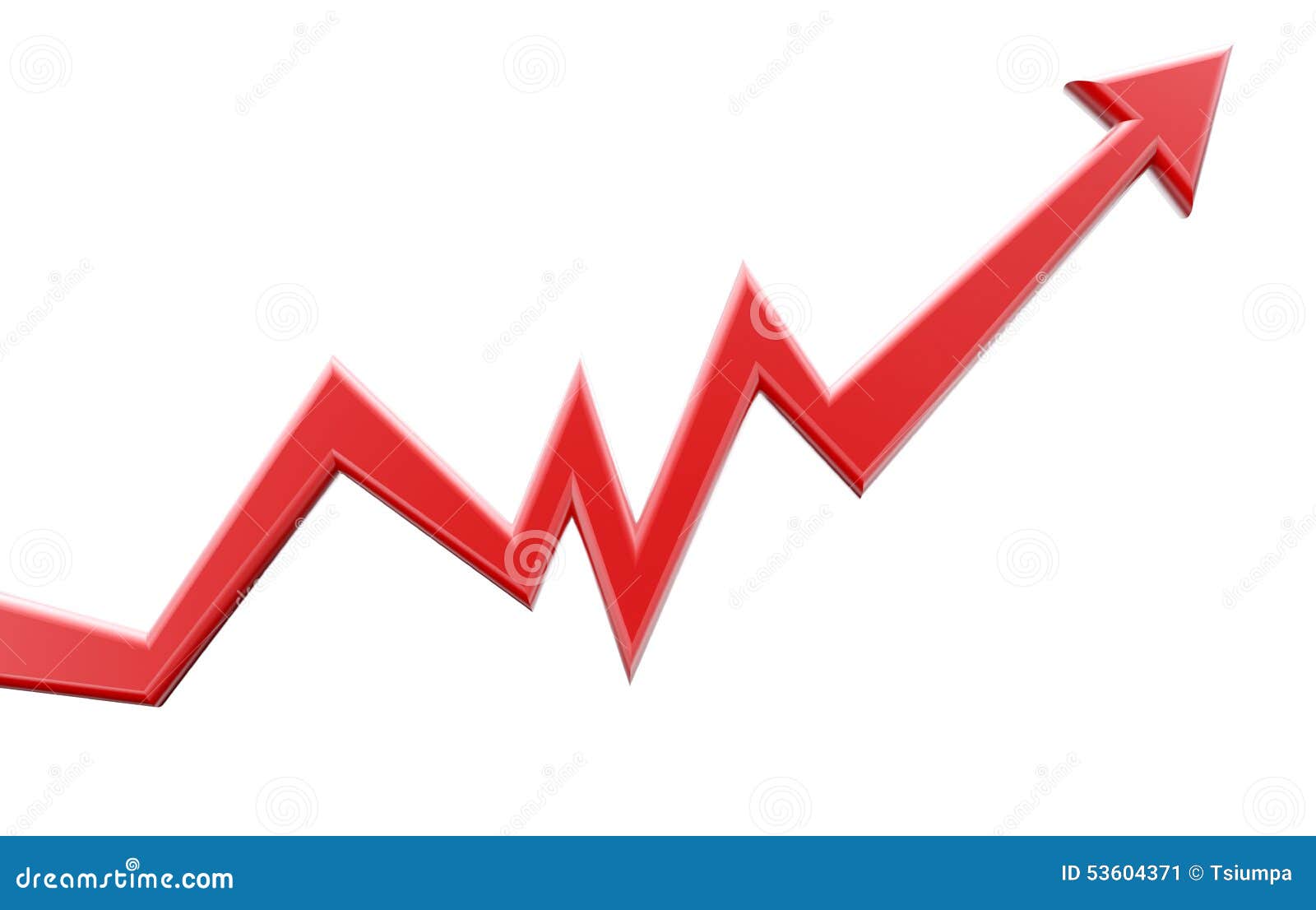 Red arrow stock illustration. Illustration of marketing - 53604371