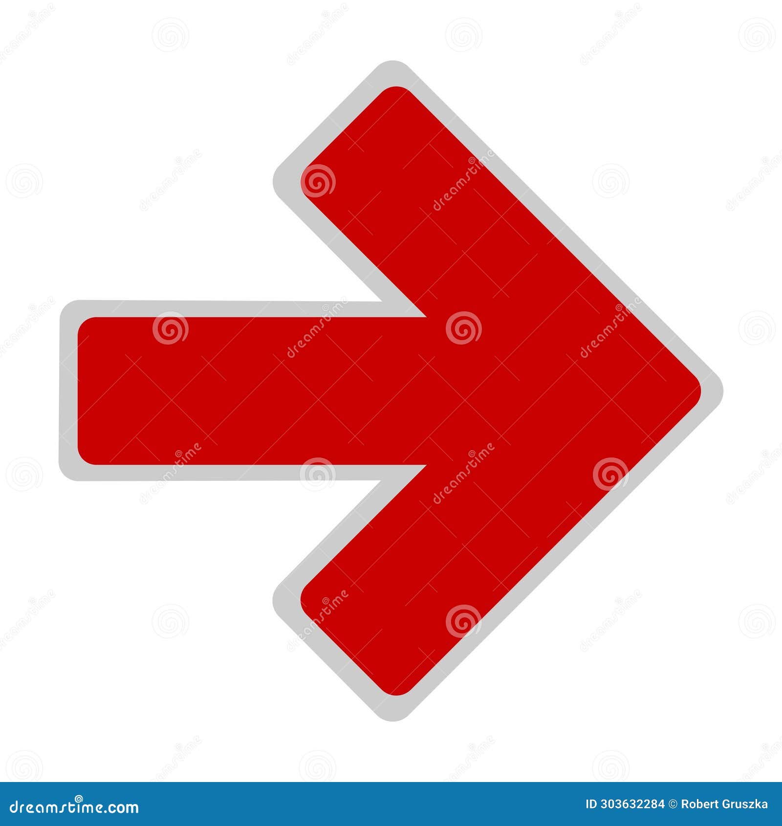 Red arrow stock illustration. Illustration of movement - 303632284