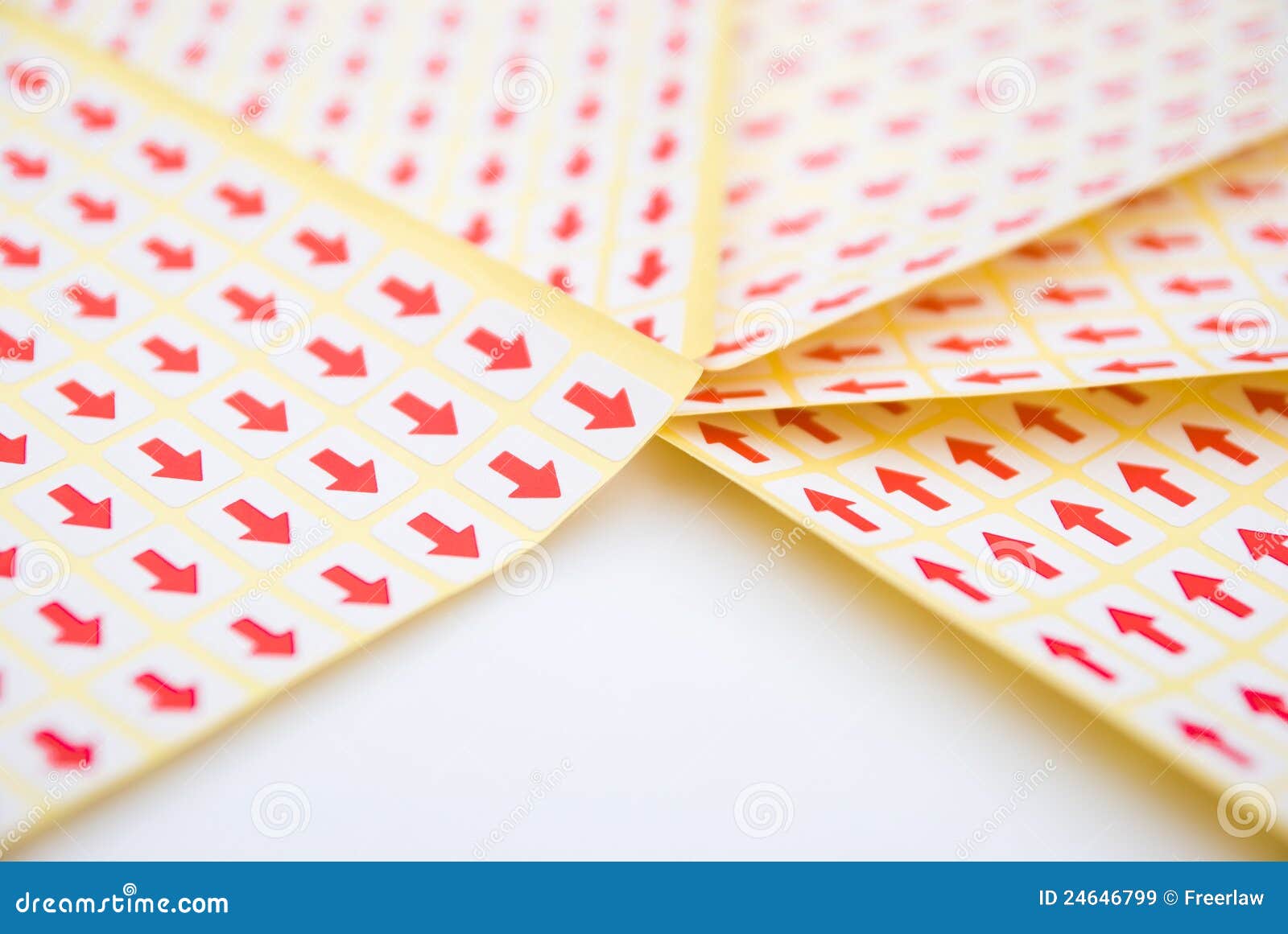 Red arrow sticker stock image. Image of sticker, arrows - 24646799