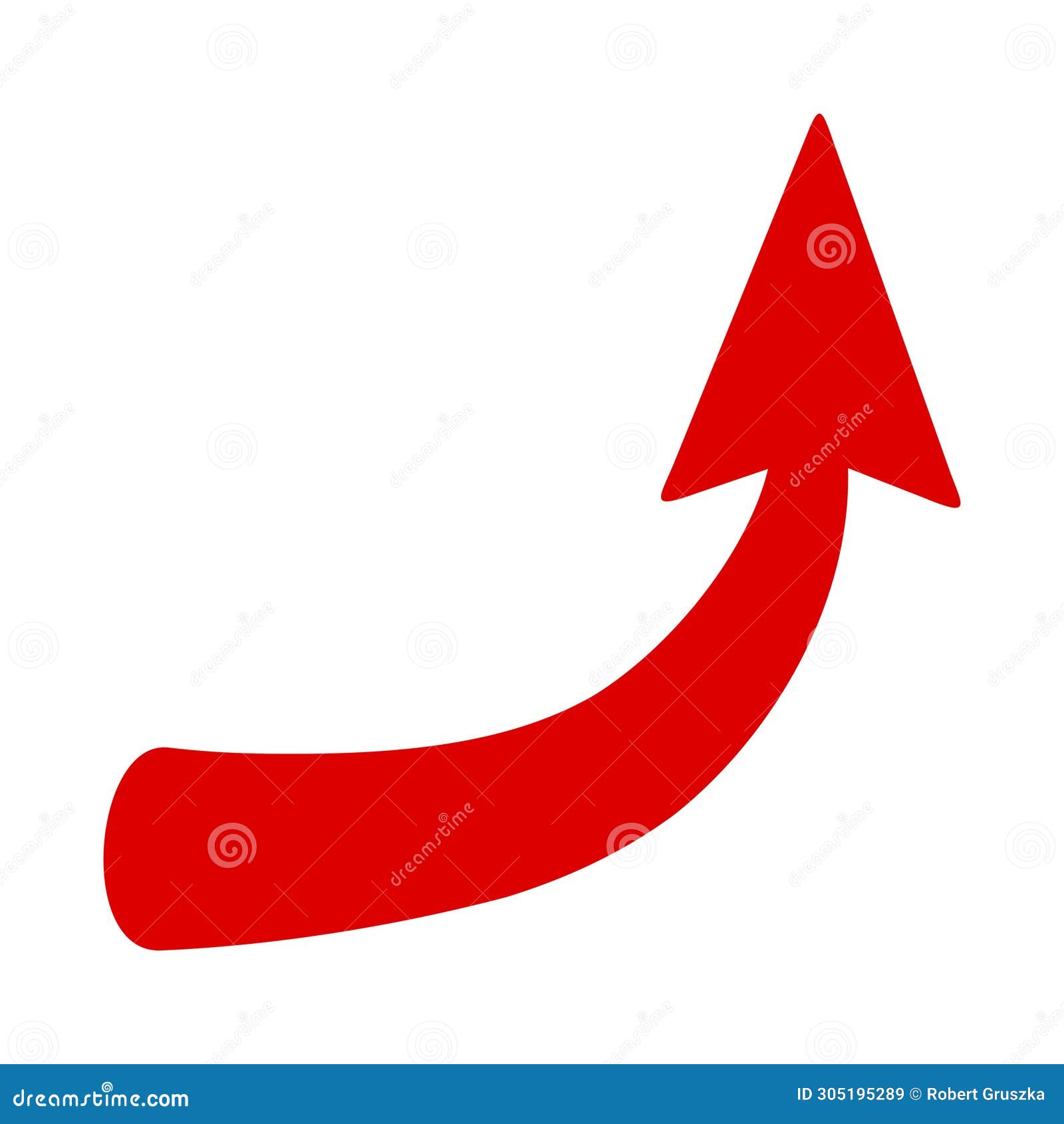 Red arrow stock vector. Illustration of sign, vector - 305195289