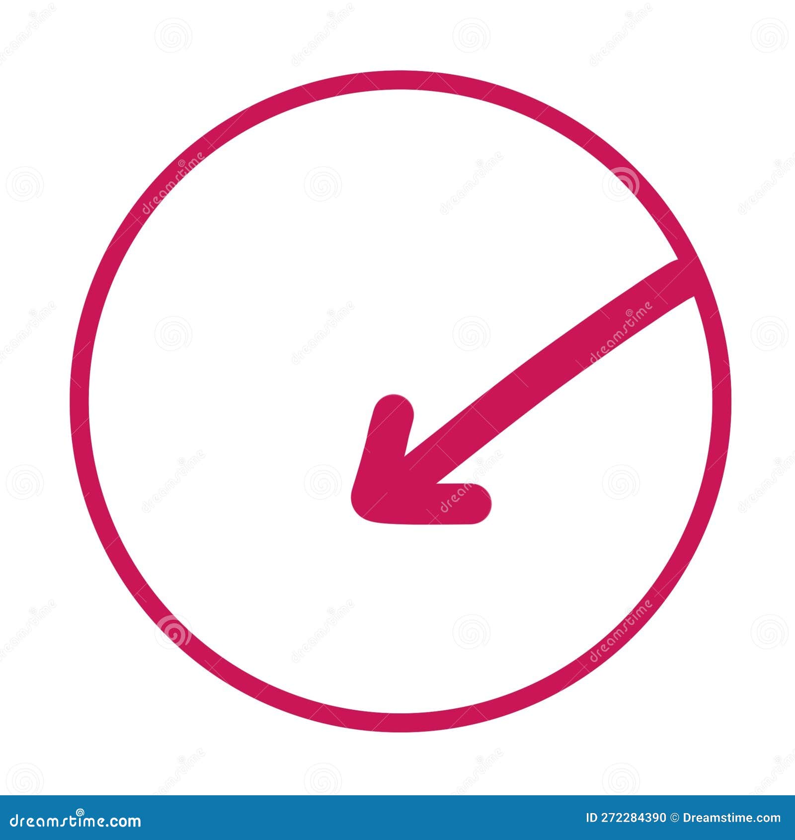 Arrow White With Notch Of Another Arrow In Opposite Direction 3D ...