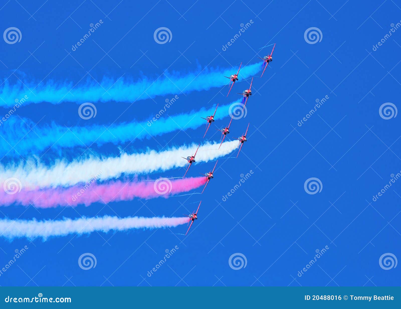 Red Arrows 2011 Display Team Editorial Photo - Image of airplane ...