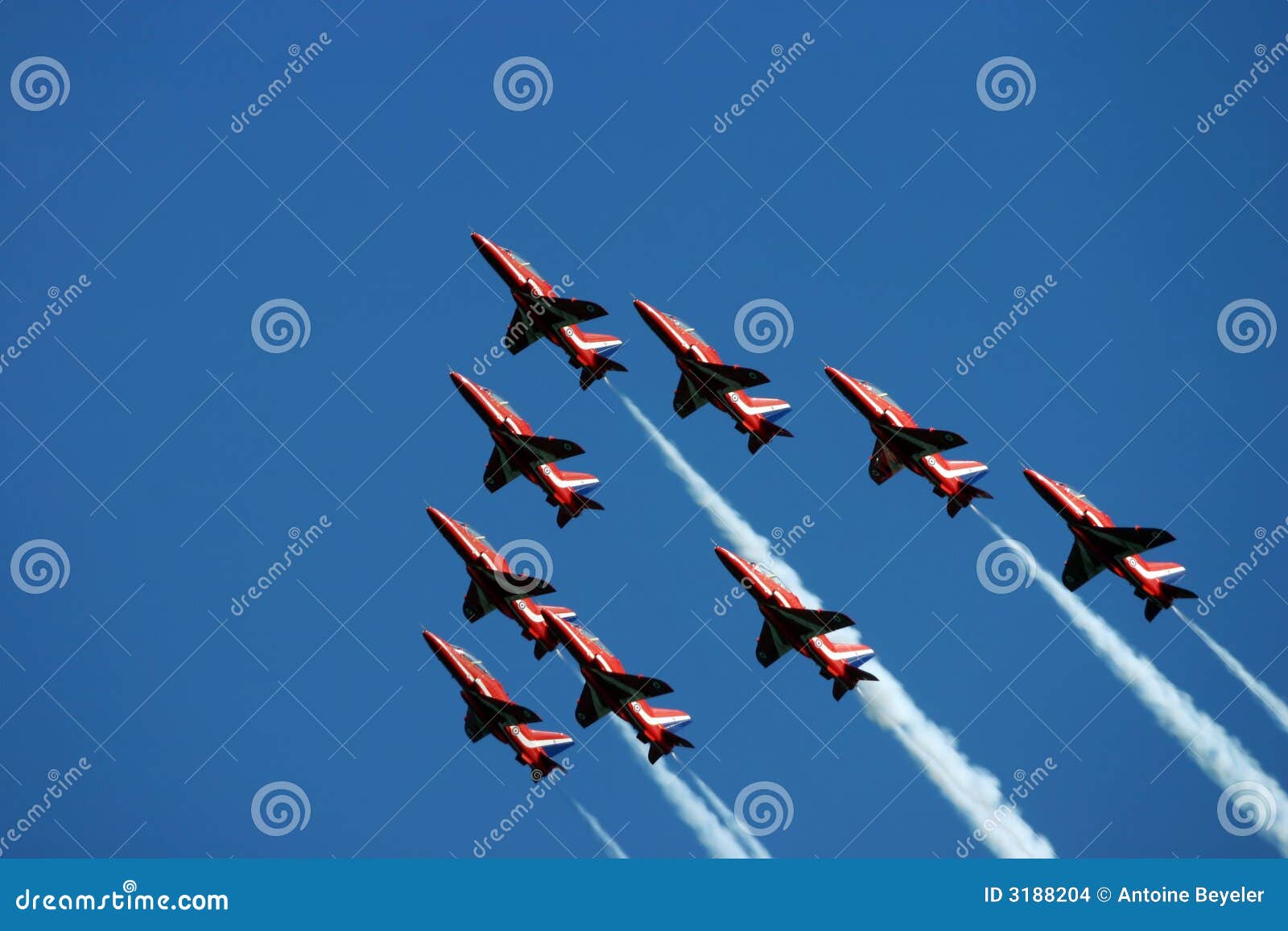 Red arrows stock photo. Image of formation, airforce, squadron - 3188204