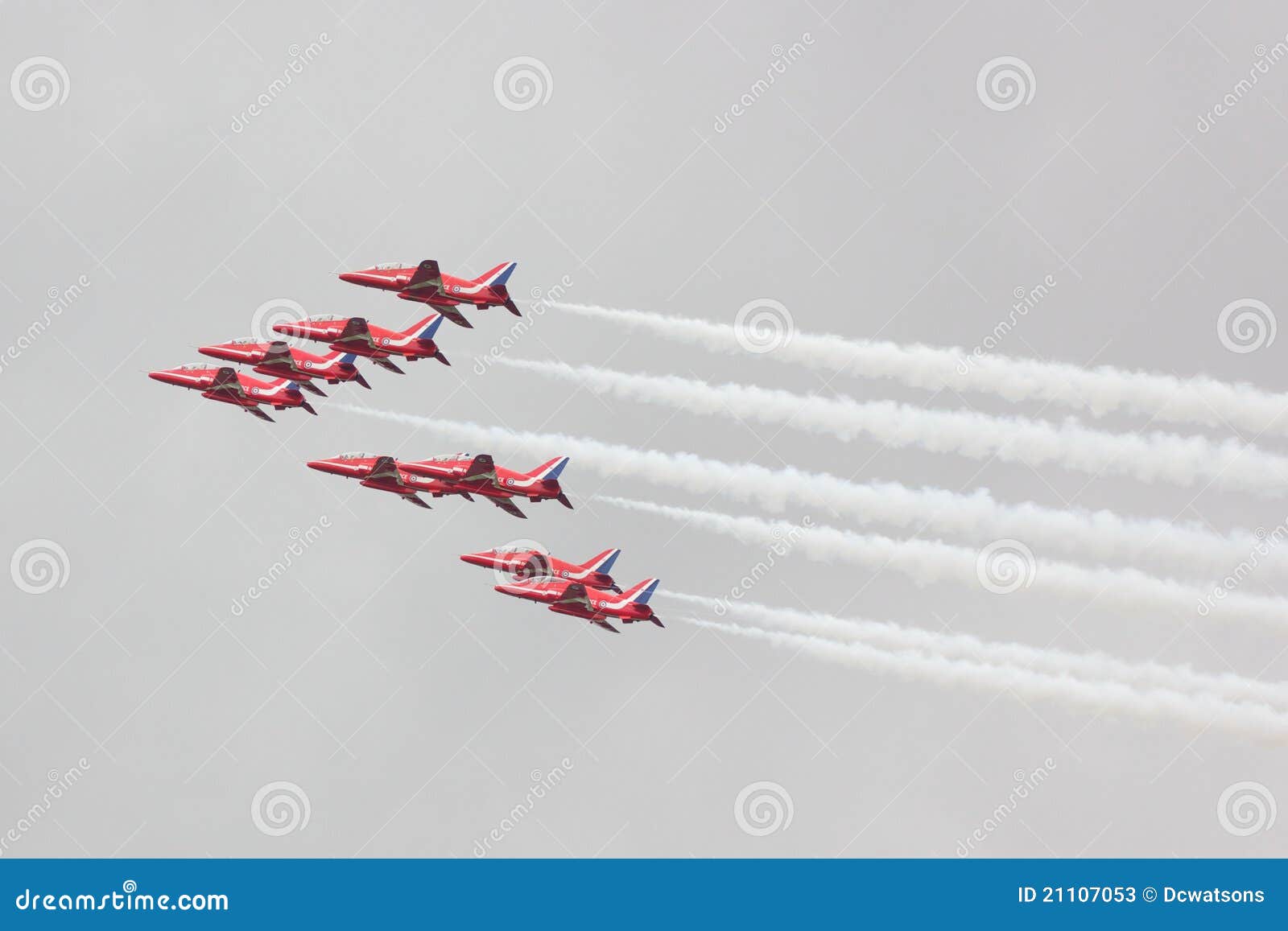 Red Arrows Air Display editorial stock photo. Image of military - 21107053