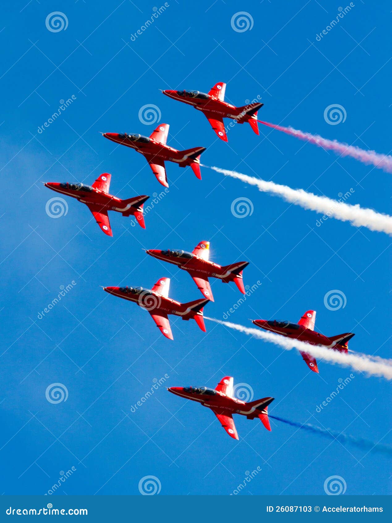 Red Arrows Display Team editorial stock photo. Image of career - 26087103