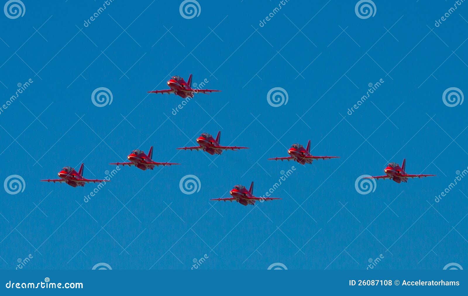 Red Arrows Display Team editorial stock photo. Image of hawk - 26087108