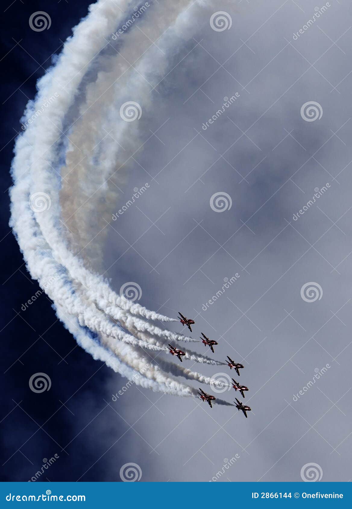 The Red Arrows Display Formation Wings And Wheels 2018 Royalty-Free ...