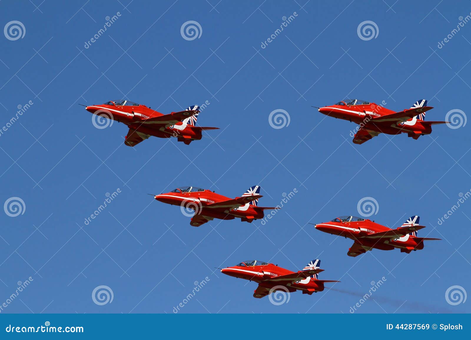 Red Arrows Display Team stock image. Image of accuracy - 44287569