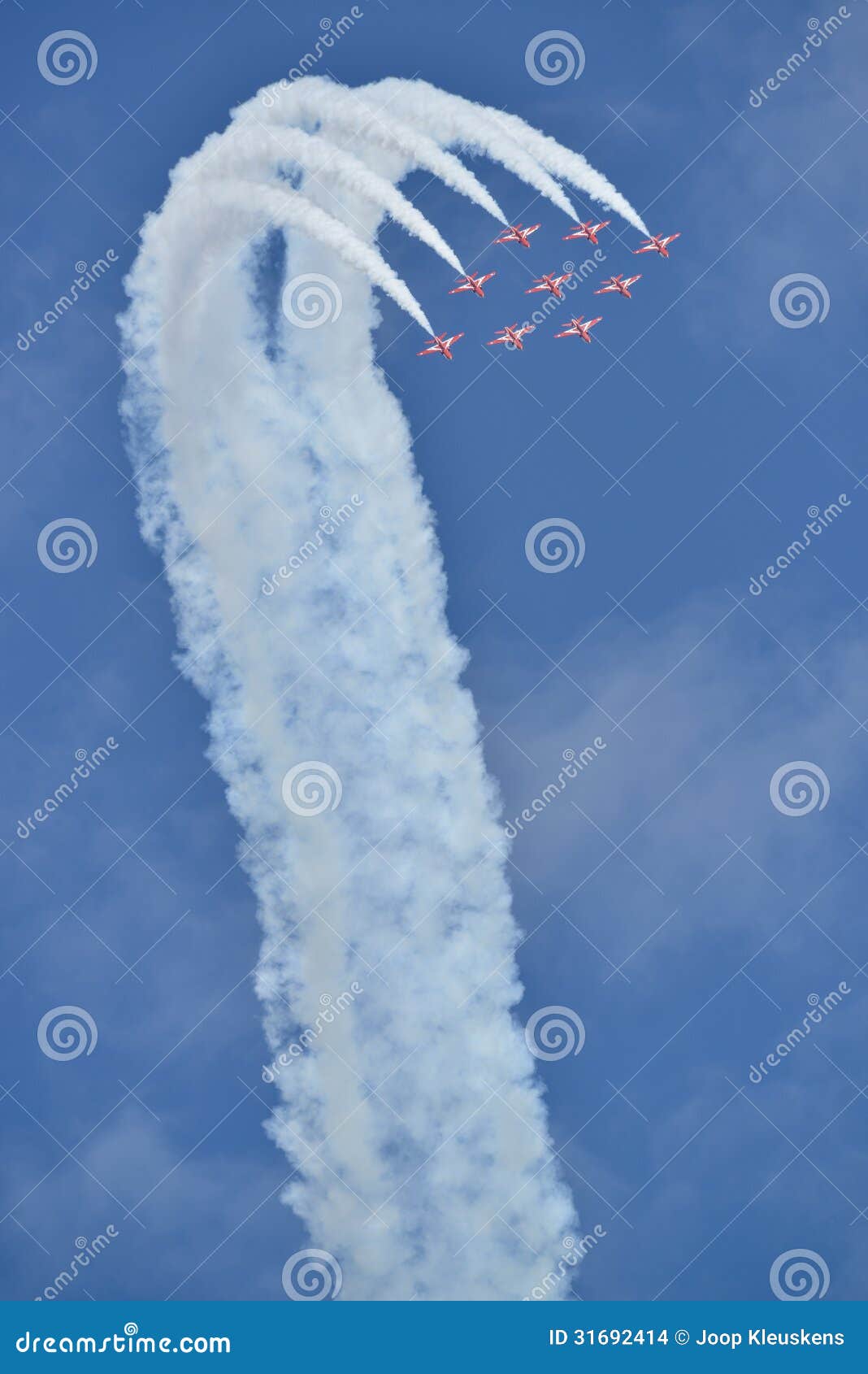 Red Arrows Display Team Royalty-Free Stock Photography | CartoonDealer ...