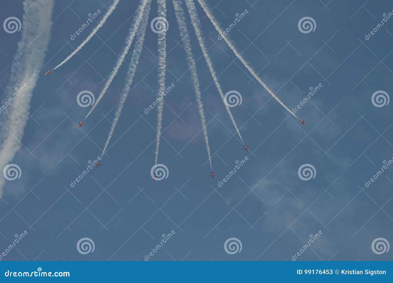 Red arrows stock image. Image of showing, trails, falling - 99176453
