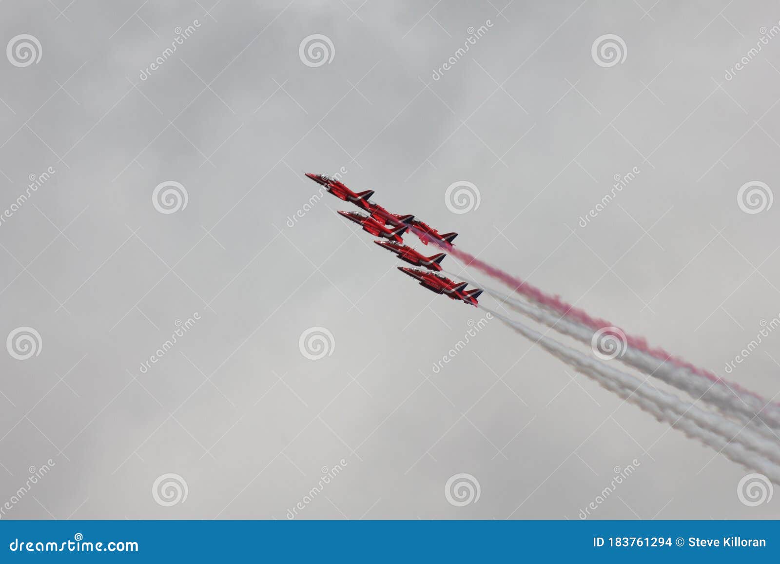 Red Arrows Flying Display, Close Formation Editorial Stock Image ...