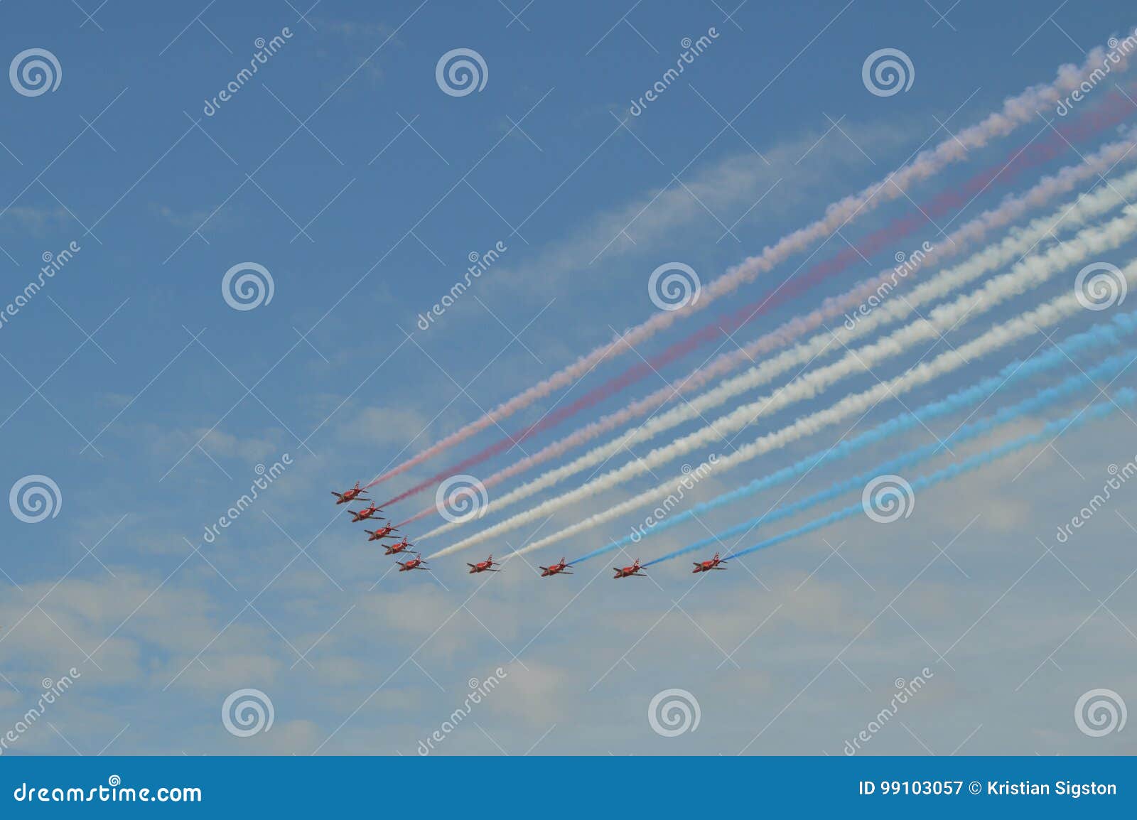 Red arrows stock image. Image of flag, arrows, flying - 99103057