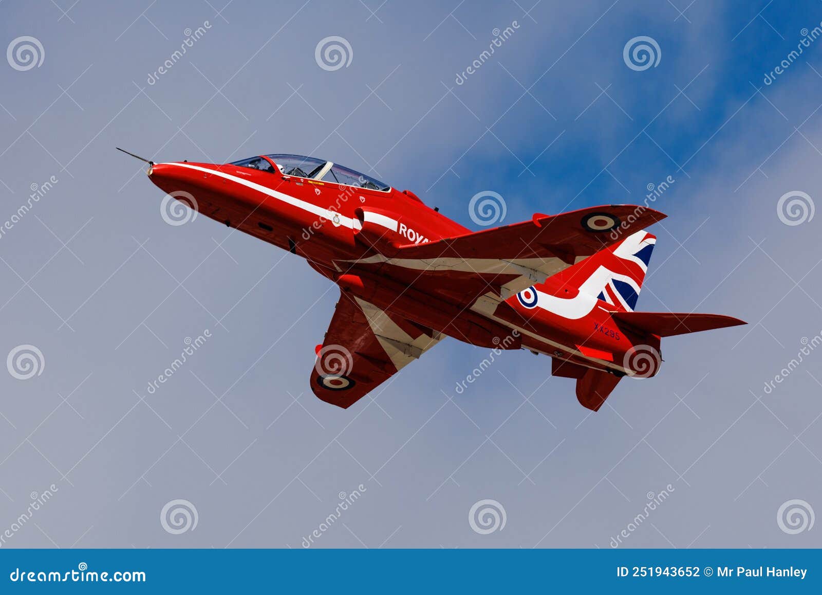 RAF Red Arrows In BAE Hawk T1 Trainers Stock Image | CartoonDealer.com ...