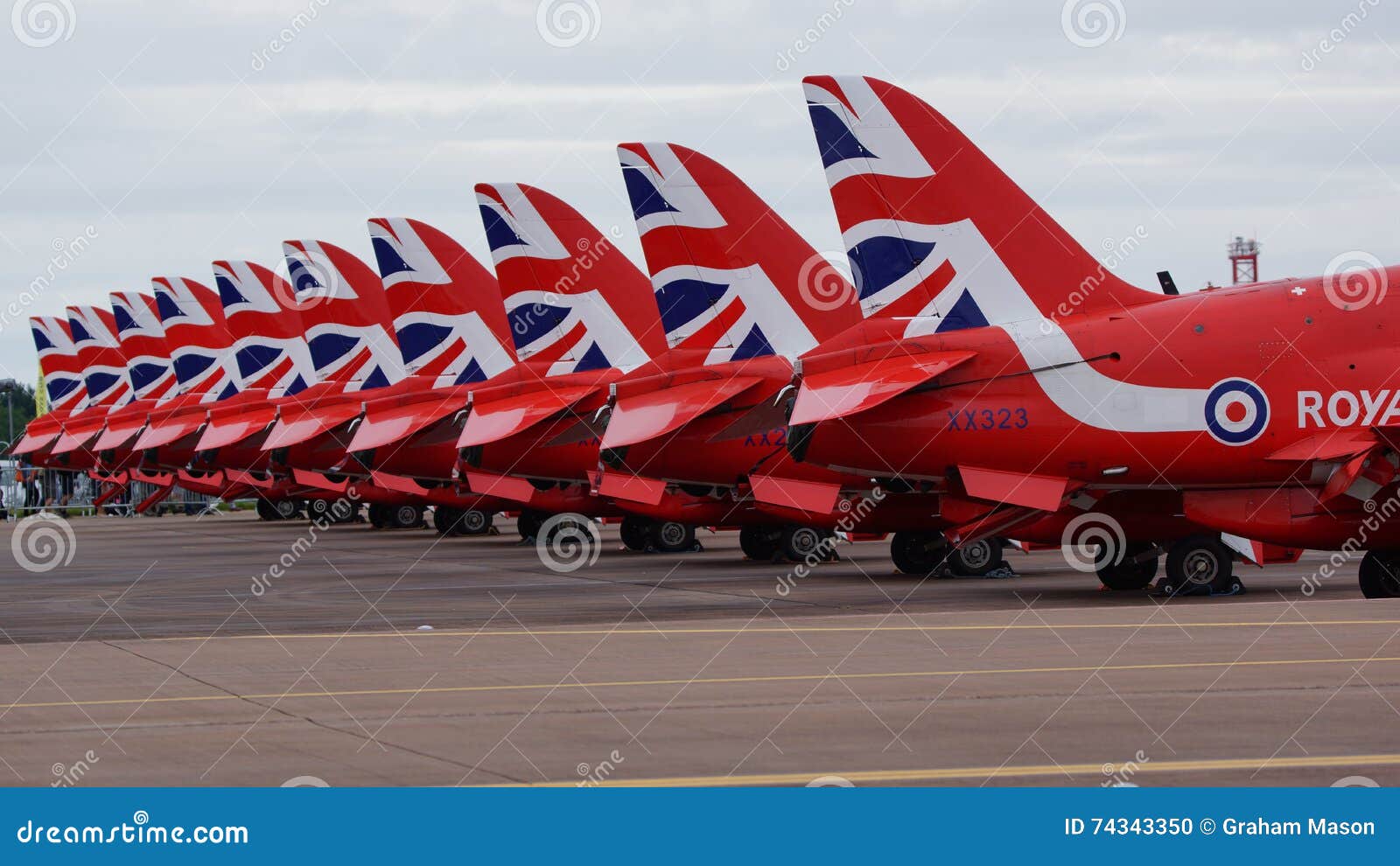 Red Arrows, Eurofighter Typhoon And F35 Lightning In Formation ...