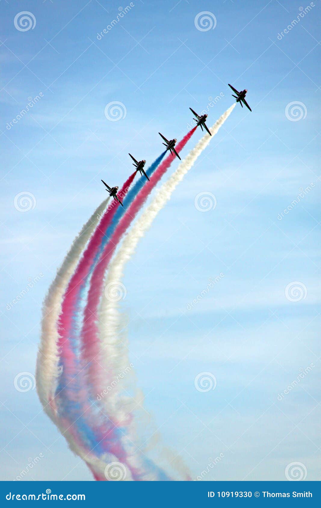 The Red Arrows RAF Airforce Jet Aeroplanes Stock Photo - Image of agile ...