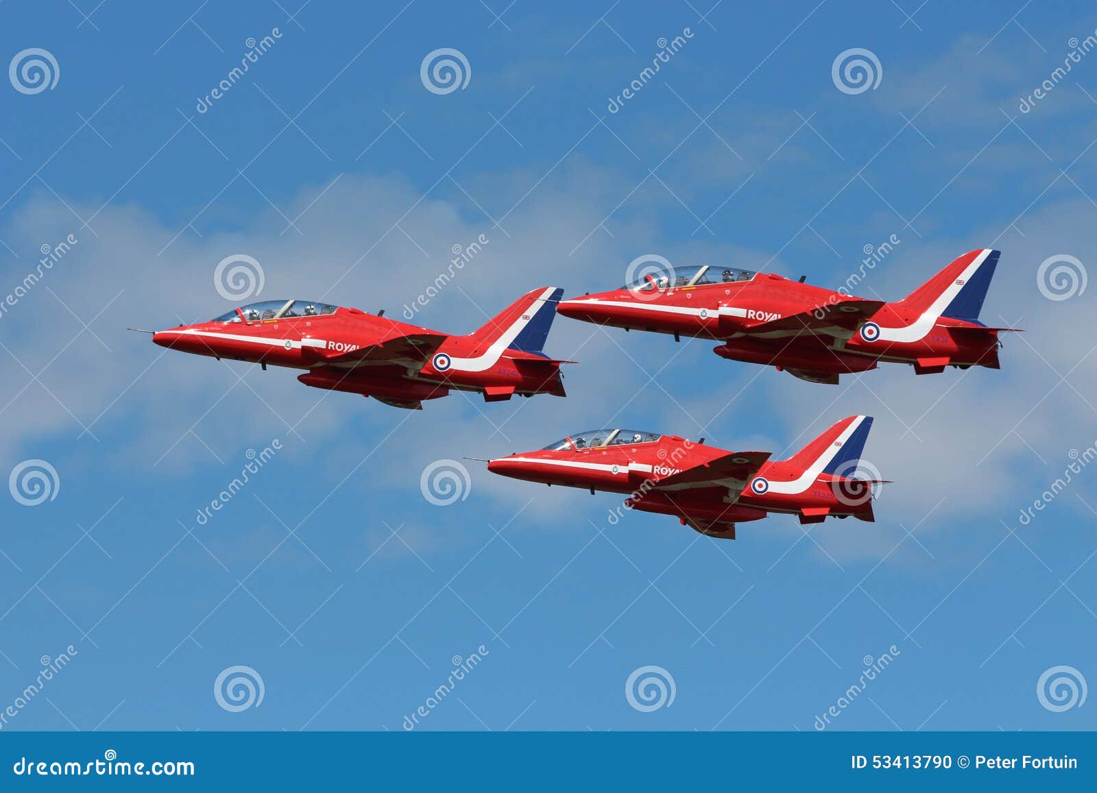 Red Arrows Air Acrobatics Team Planes Editorial Image - Image of planes ...