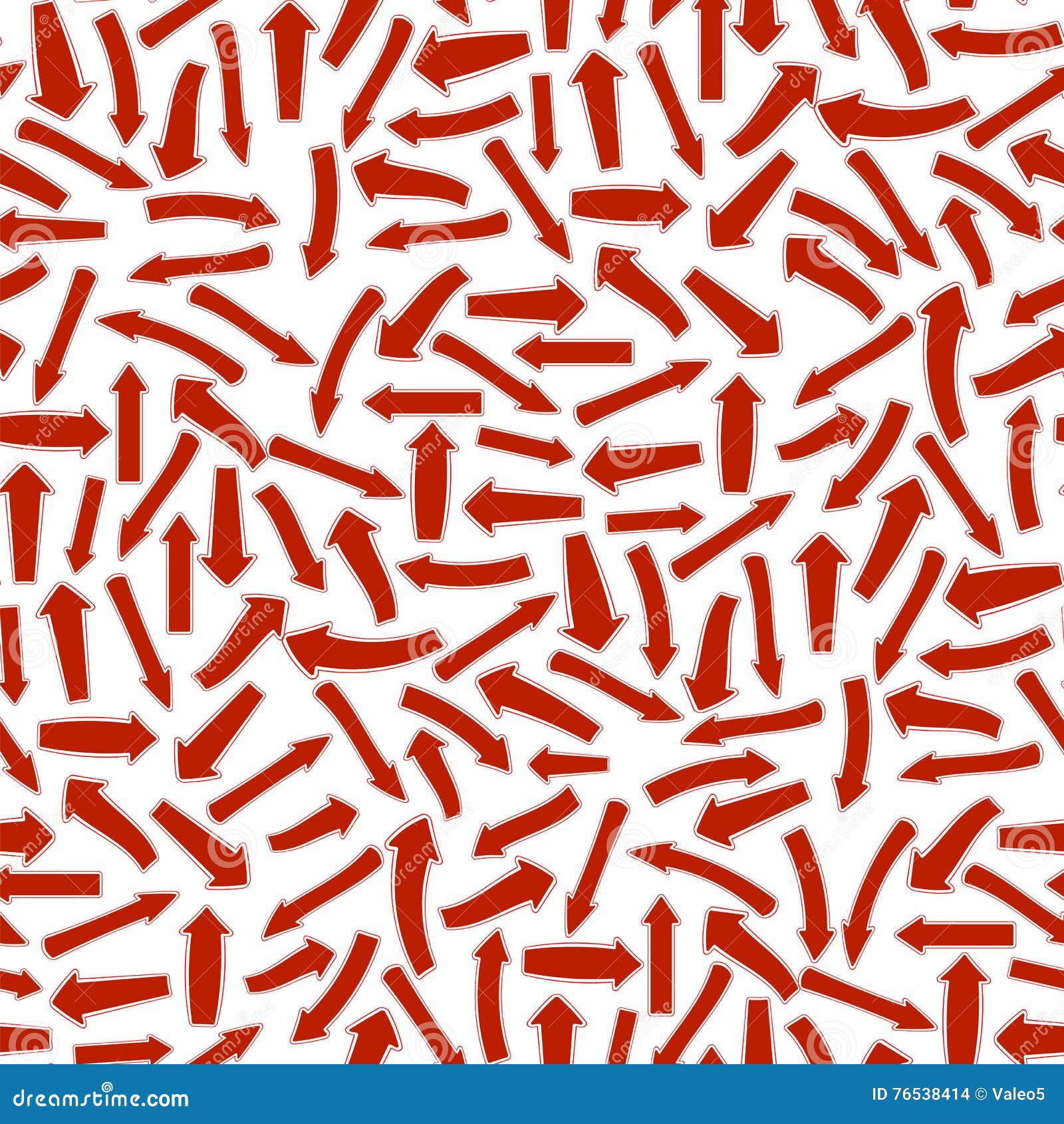 Red Arrows Seamless Pattern Stock Vector - Illustration of clip, right ...